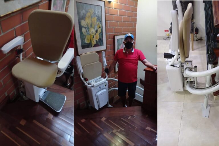 Tipos de parqueo de sillas para escaleras curvas